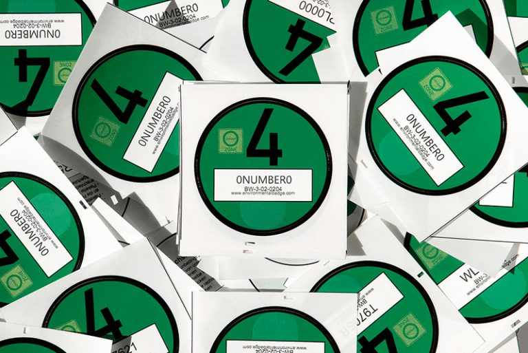 Milieusticker voor milieuzones in Europa